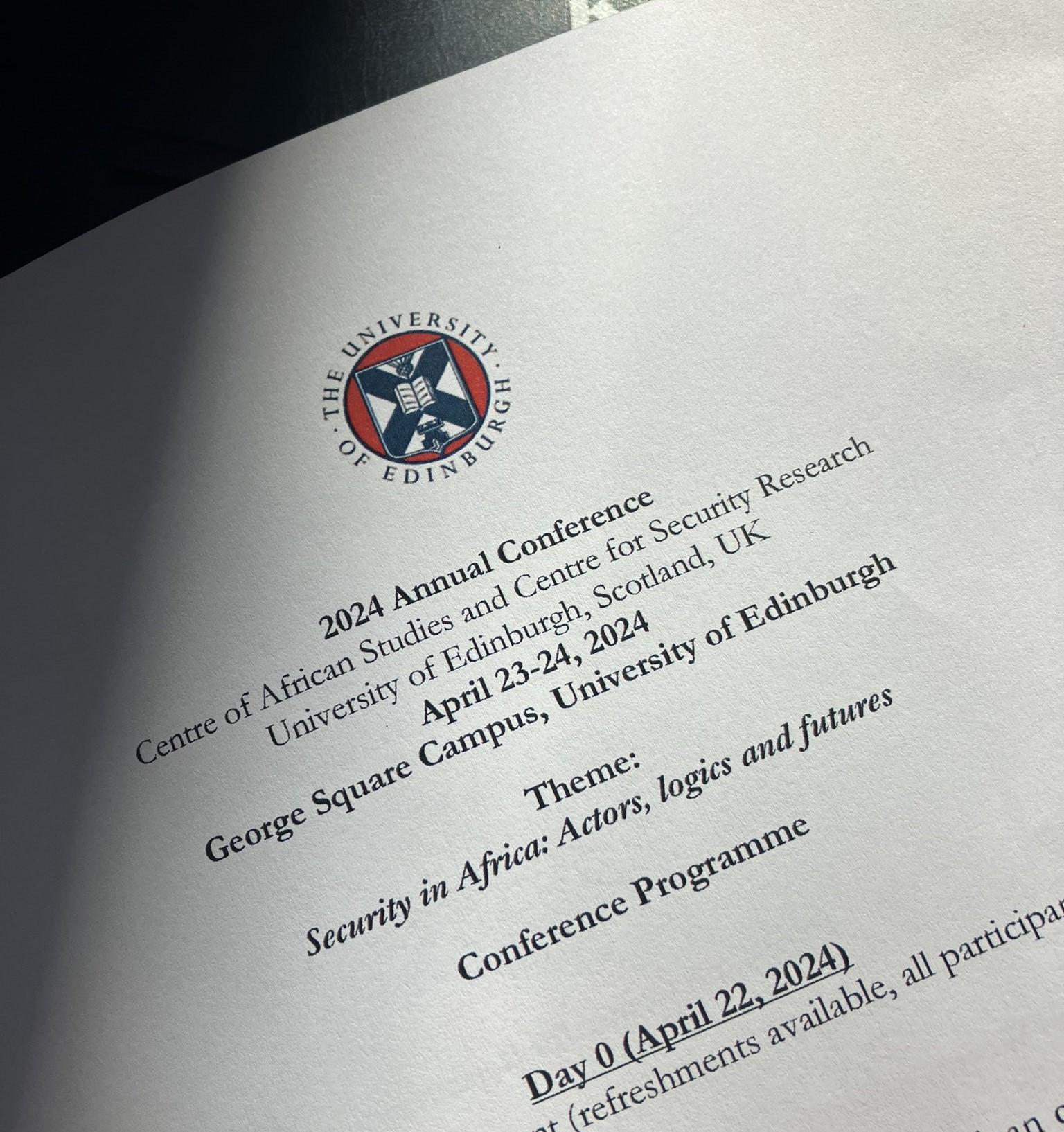 CAS Annual Conference | School of Social and Political Science